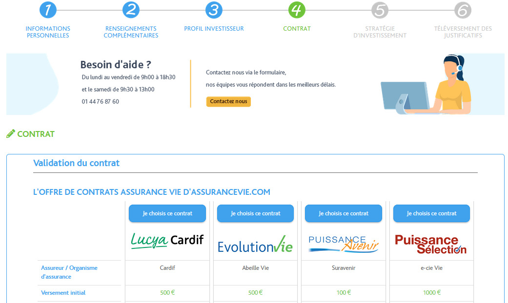 Assurance vie BNP Cardif en ligne : souscription pas à pas